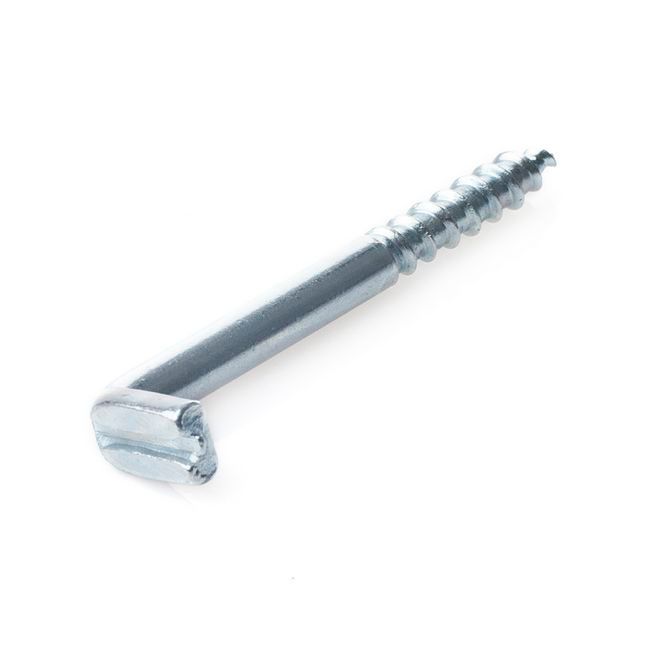 Hak wkręcany 5,2 x 60 mm prosty z nacięciem ocynkowany 1 szt ...