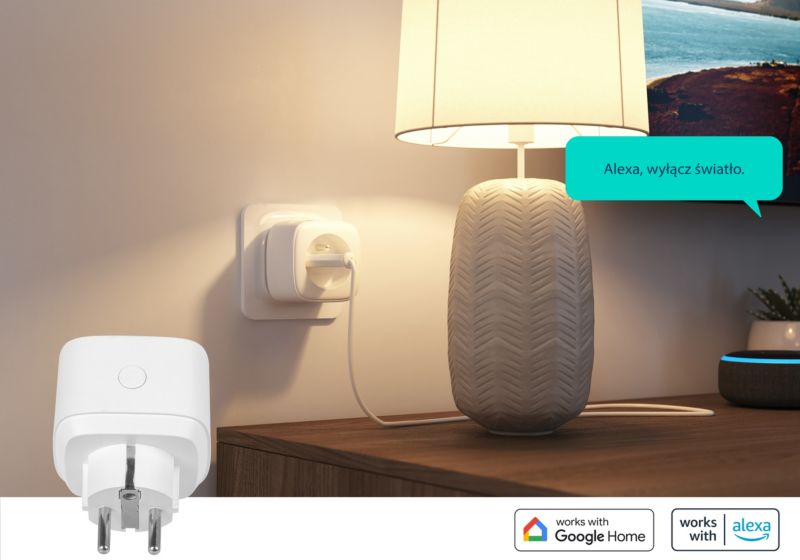 Inteligentne gniazdo Jacobsen Myko białe