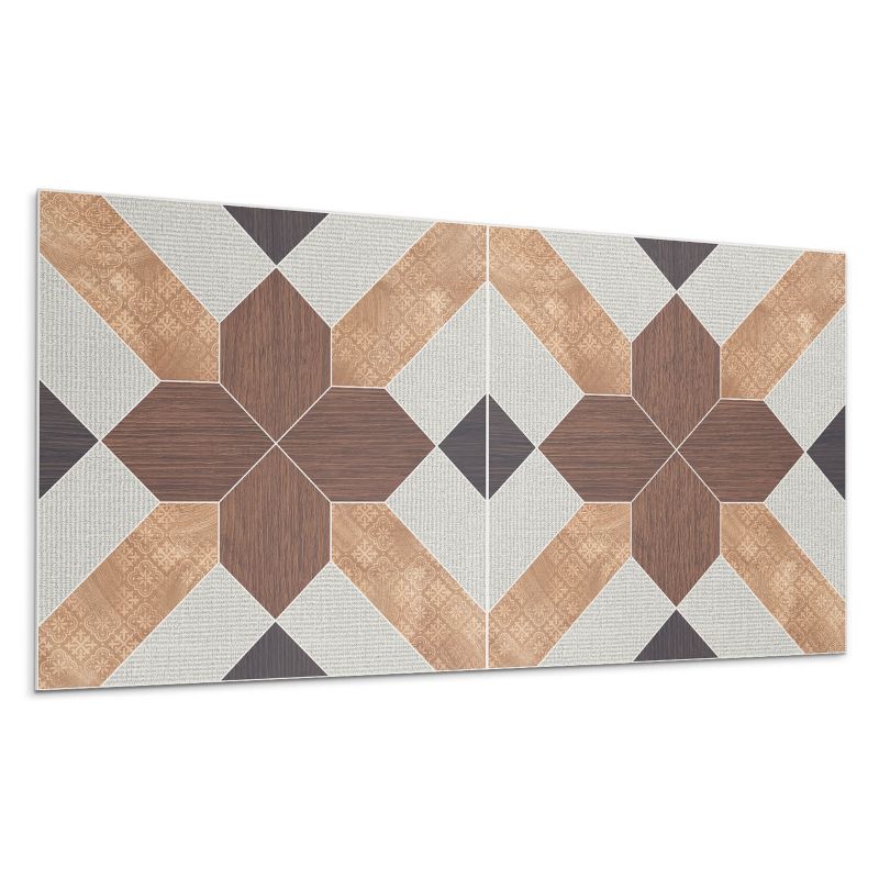 Kafelki samoprzylepne Wallfluent 40x20 cm Abstrakcyjny motyw geometryczny 10 szt ...