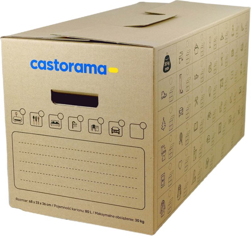 Karton do przeprowadzki 80 l | Majsterkowanie w Castoramie