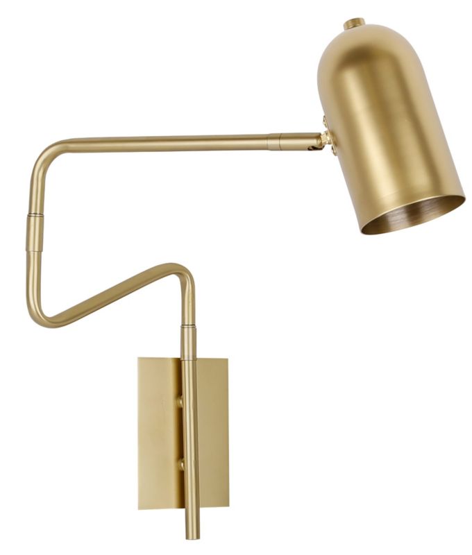 Kinkiet ścienny Candellux Hosti mosiądz-złoty 1 x GU10 x 15W IP20 wym ...