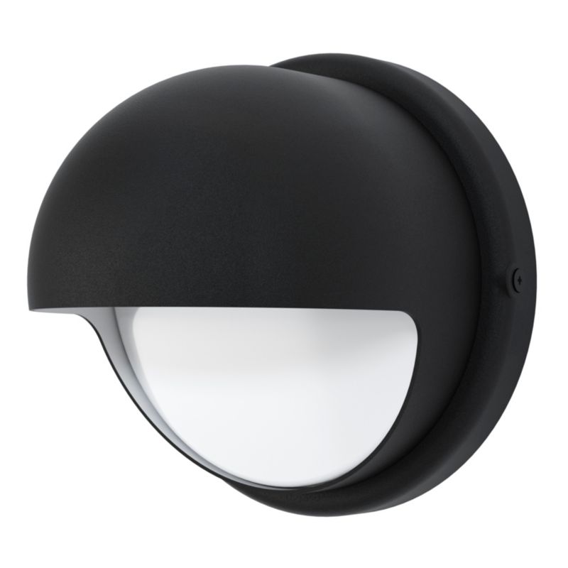 Kinkiet GoodHome Helmet okrągły 650 lm IP44 czarny | Majsterkowanie w ...