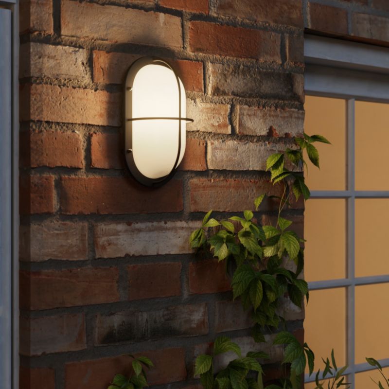 Kinkiet GoodHome Vallen podłużny E27 IP44 czarny