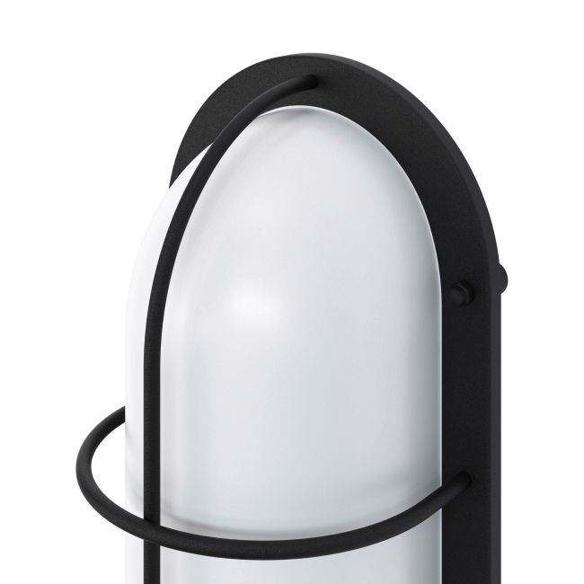 Kinkiet GoodHome Vallen podłużny E27 IP44 czarny