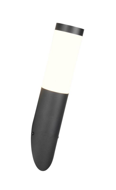 Kinkiet zewnętrzny skośny Trio TRIOTO czarno-biały 1xE27x25W IP44 wym ...