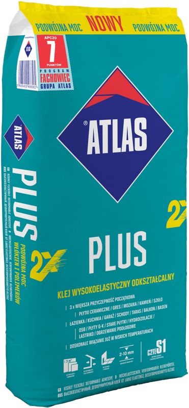 Klej Atlas Plus Nowy 20 kg | Majsterkowanie w Castoramie