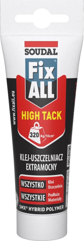 Klej Soudal Fix All High Tack 125 ml biały | Majsterkowanie w Castoramie
