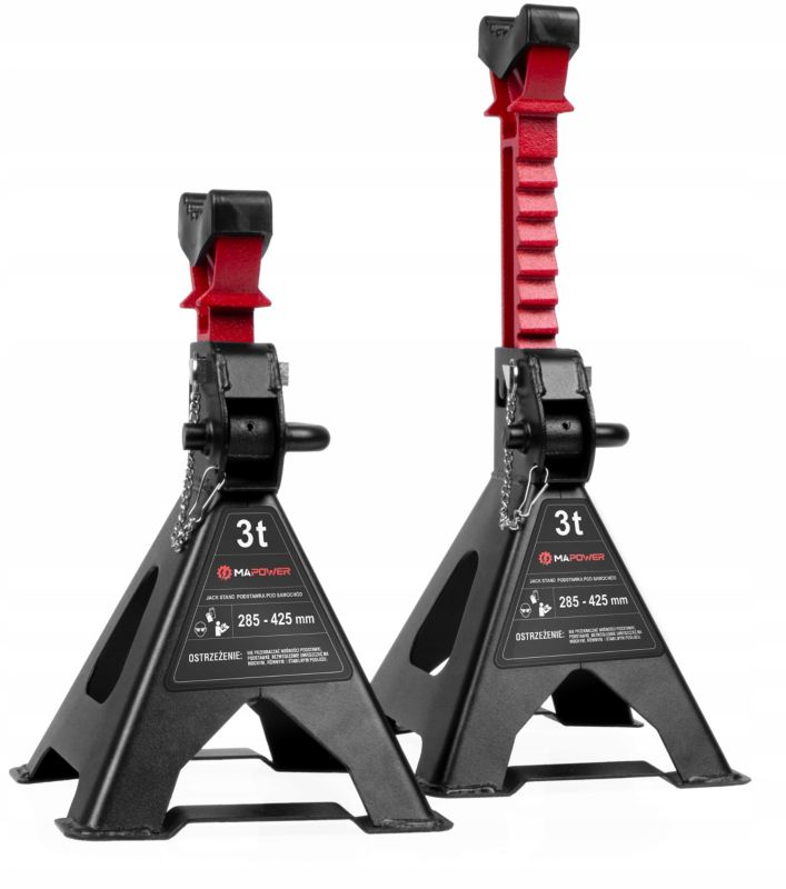 Kobyłki samochodowe MAPOWER podpory 285-425mm 3T 2 szt ...