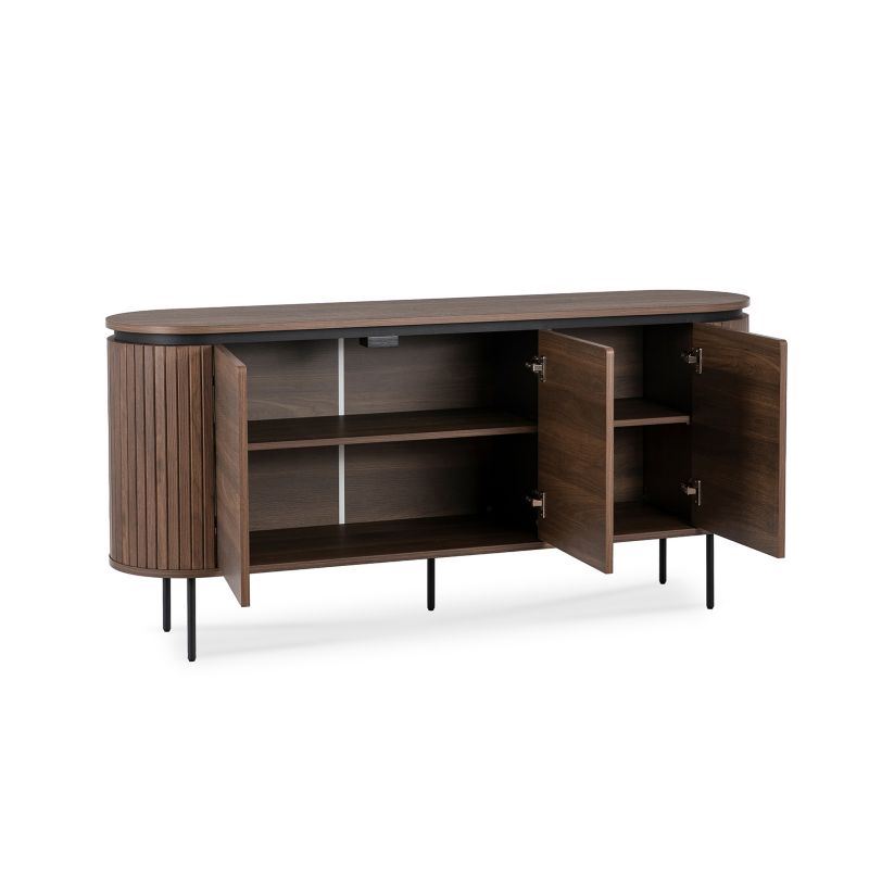 Komoda Mebel Elite Duża Z Lamelami Drewniana Loft Do Salonu Sypialni ...