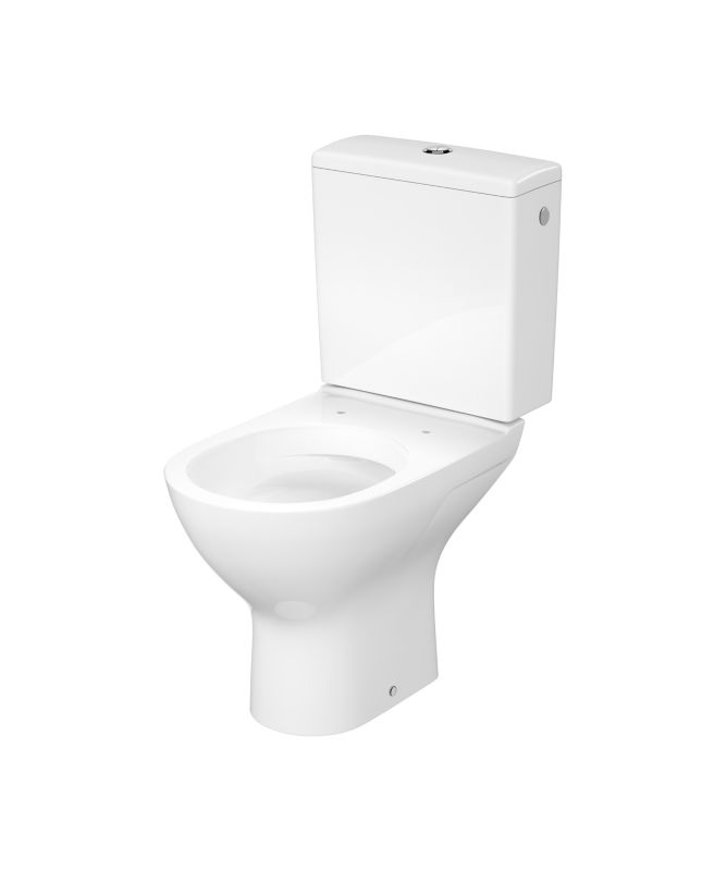 Kompakt WC Cersanit Trevi wirowy z deską wolnoopadajacą z duroplastu ...