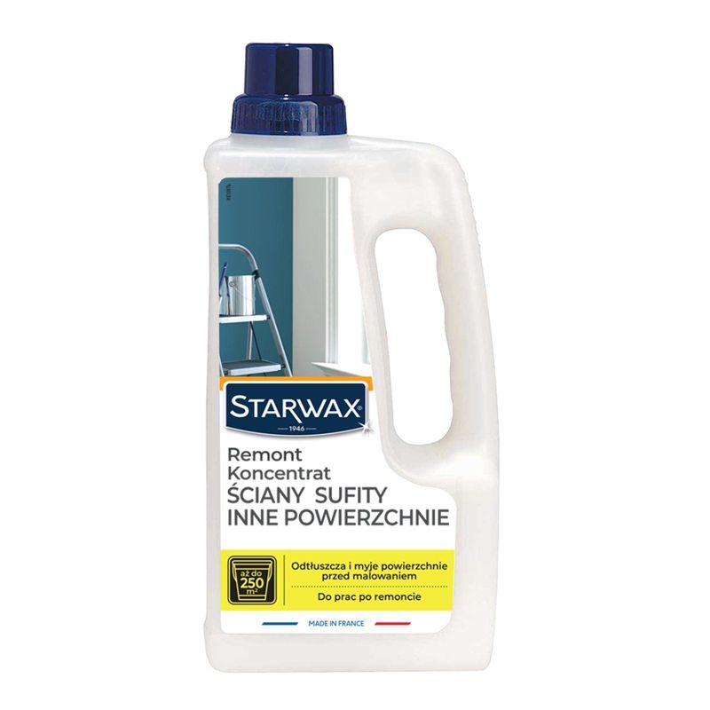 Koncentrat Ściany, Sufity & Inne Powierzchnie Starwax, gruntowne czyszczenie po remoncie 1 l ...