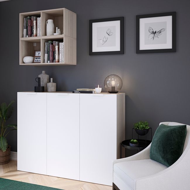 Korpus GoodHome Atomia 35 x 37,5 x 75 cm dąb