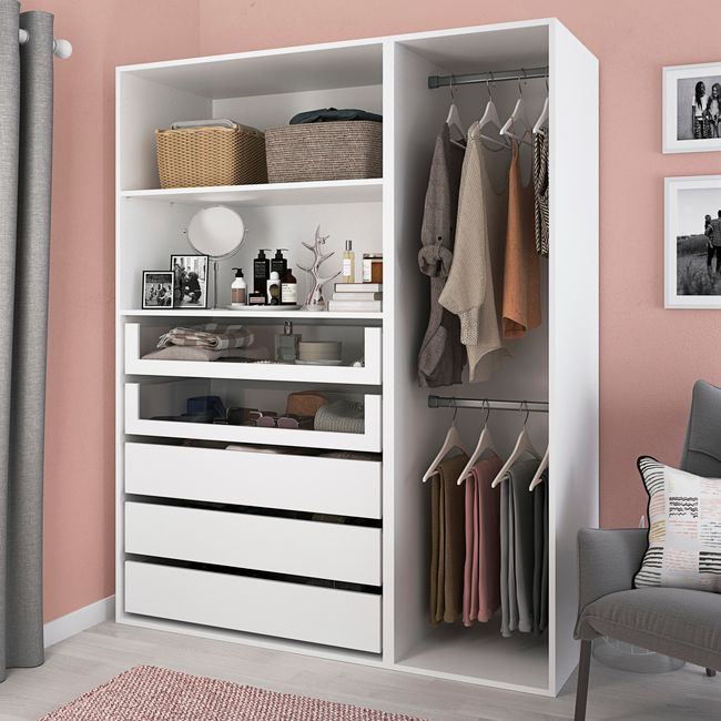 Korpus GoodHome Atomia 58 x 187,5 x 100 cm biały