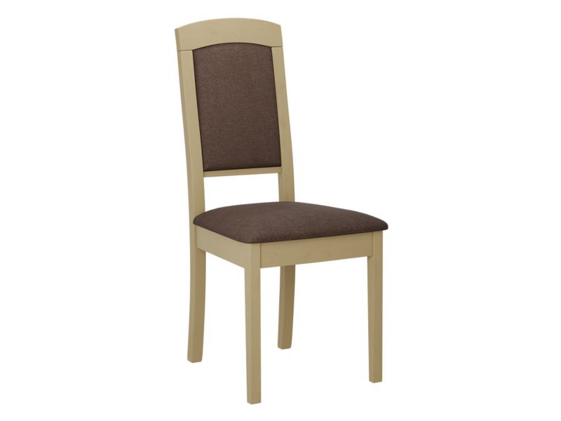 Krzesło MIRJAN 24 tapicerowane Roma XIV dąb sonoma/strukturalny brąz 1 szt. | Majsterkowanie w ...