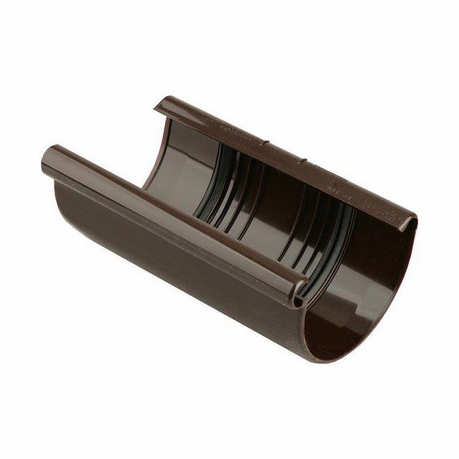 Łącznik prosty do rynny Marley średnica 7,5 cm brązowy | Majsterkowanie ...