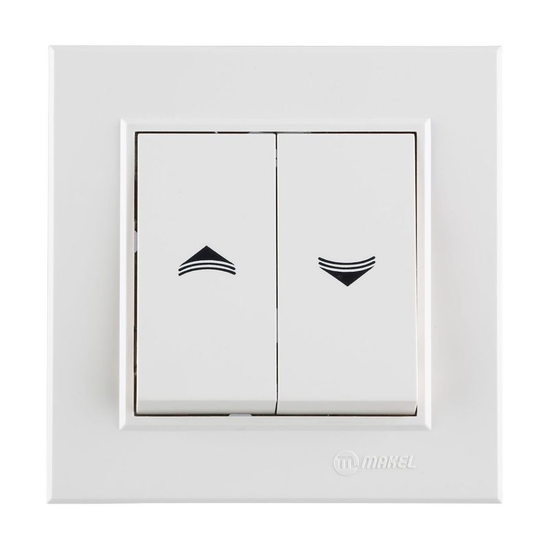 Łącznik żaluzjowy Makel Karea biały