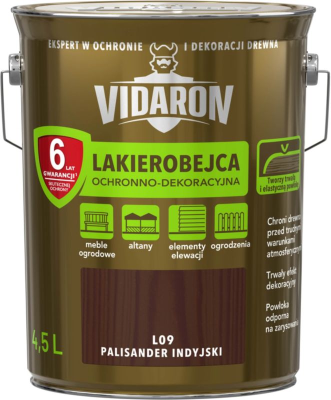 Lakierobejca Vidaron palisander indyjski 4,5 l | Majsterkowanie w ...