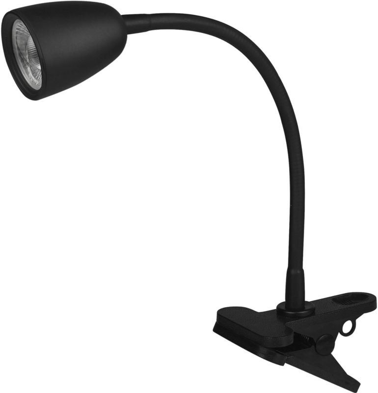 Lampa biurkowa LED Dpm z klipsem 230 lm czarna | Majsterkowanie w ...