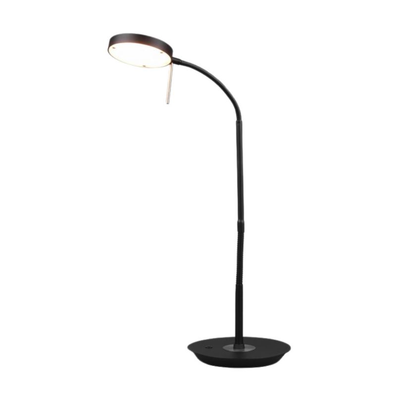 Lampa biurkowa Trio Monza czarna LED 12W 2300-4000K 1400lm IP20 wym: 57 x 19 x 46 cm metal - 1 szt.
