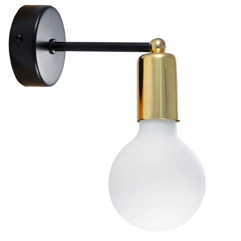 Lampa ścienna kinkiet Light Home LH Edison 1x E27 60W złoty 1szt.