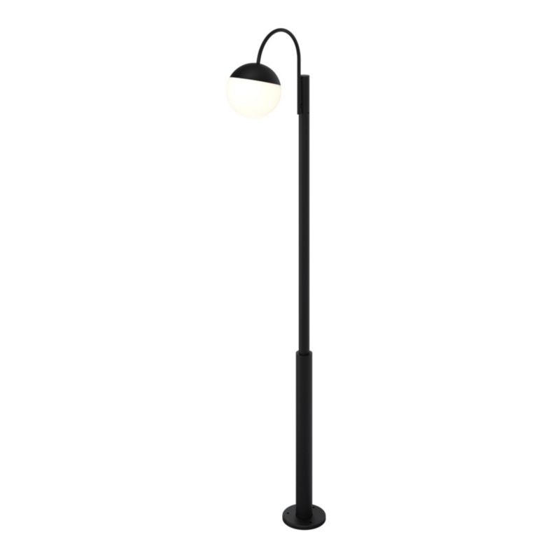 Lampa ogrodowa stojąca GoodHome Jarrow E27 IP44 czarna
