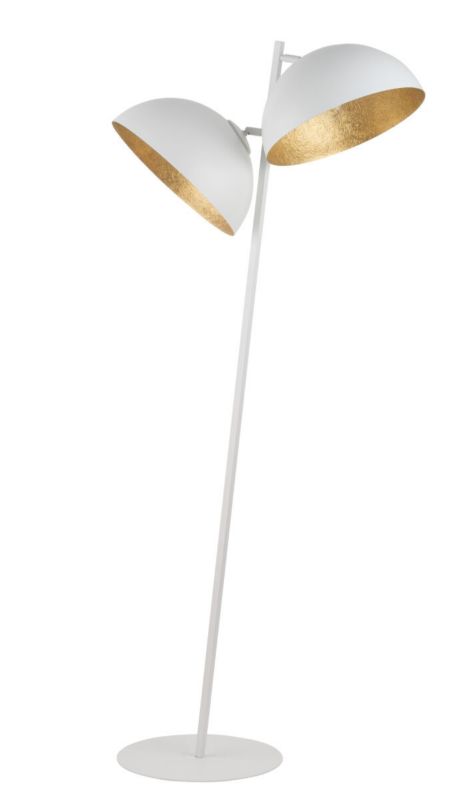 Lampa podłogowa stojąca Sigma Lighting Sfera biało-złota 2 x E27 x 20W ...