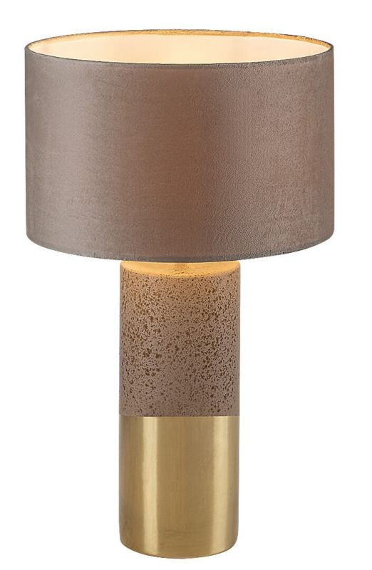 Lampa stołowa Rabalux Yelda brązowo-złota 1 x E27 x 40W IP20 wym: 55 x ...