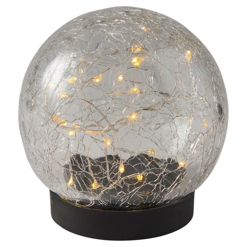 Lampa stołowa Blooma solarna pękająca kula