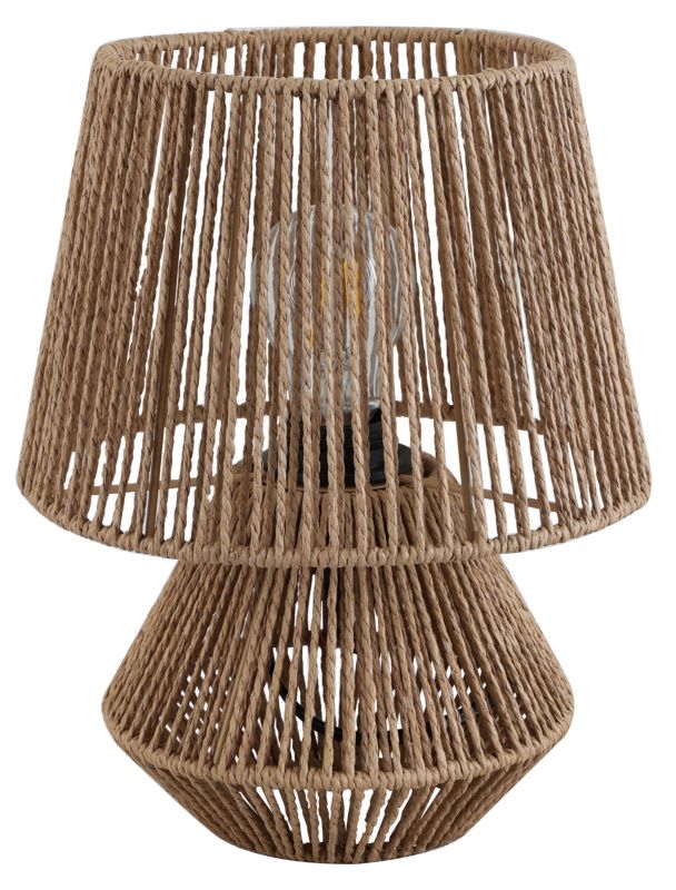 Lampa stołowa Margot 1 x E27 brąz