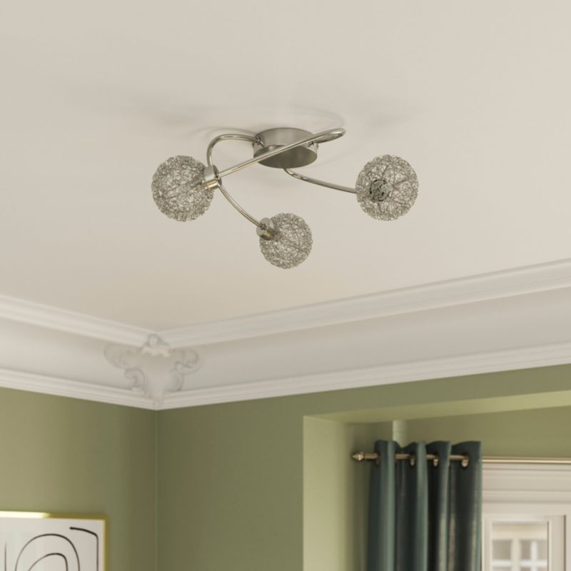 Lampa sufitowa GoodHome Phaidros 3-punktowa G9 chrom | Majsterkowanie w Castoramie