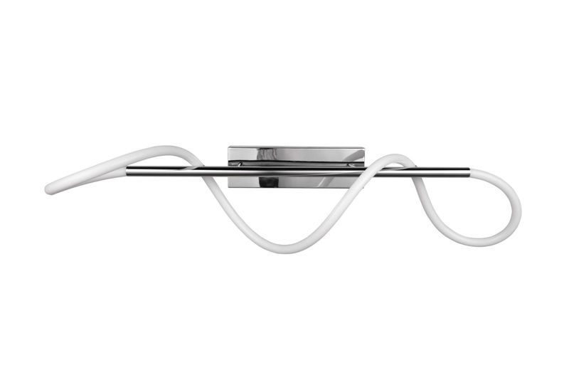 Lampa sufitowa wisząca RL Argos 2149 chromowana biała nowoczesna ...