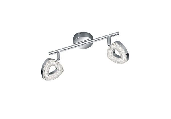 Lampa sufitowa wisząca RL Tours 2431 chromowana biała nowoczesna ...