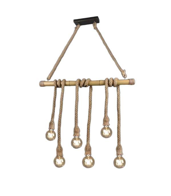 Lampa sufitowa wisząca RL Wilma brązowo-biała wym: 150 x 100 x 10 cm ...
