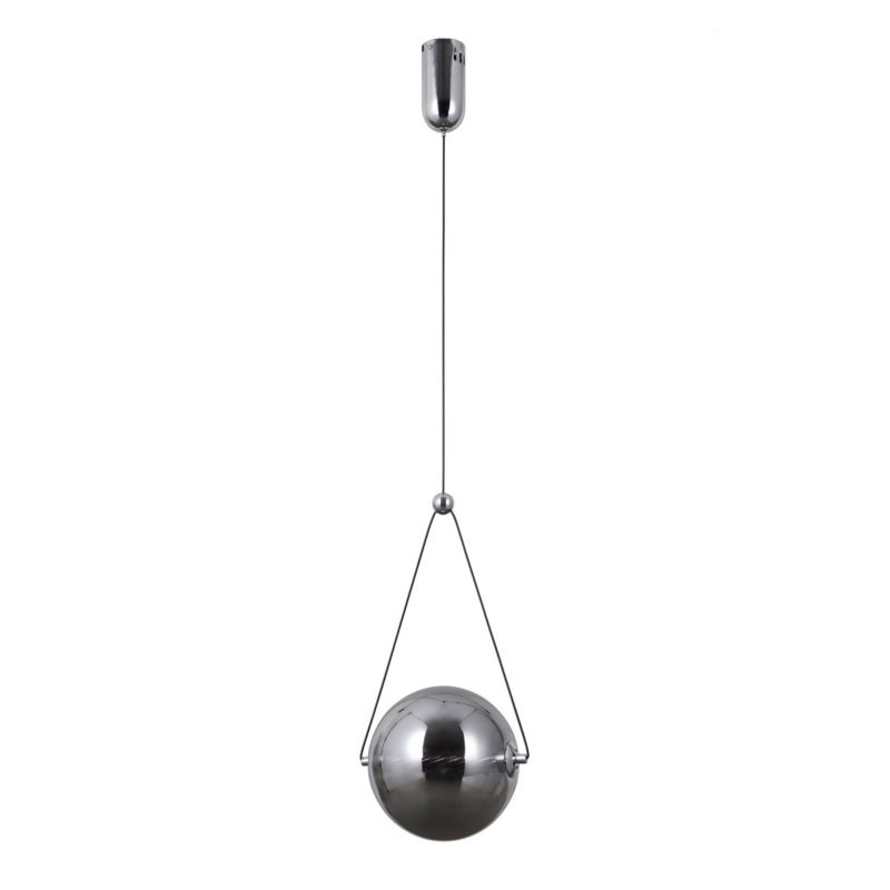 Lampa wisząca Italux Rastia 6180 chromowana dymiona nowoczesna ...