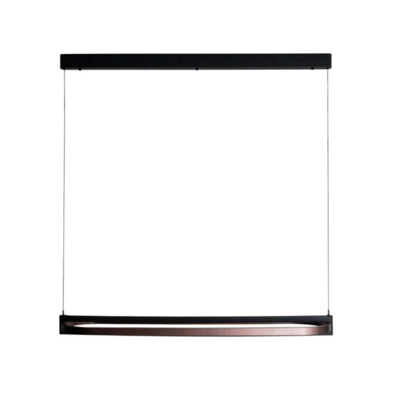 Lampa wisząca Maxlight Singapur 2705 czarno-brązowa nowoczesna ...