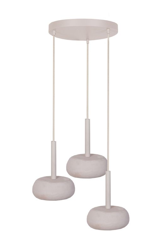 Lampa wisząca Sigma Lighting Otto beżowa wym: 120 x 48 x 48 cm 3xGX53 x ...