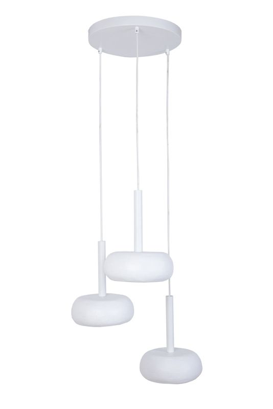 Lampa wisząca Sigma Lighting Otto biała wym: 120 x 48 x 48 cm 3xGX53 x ...