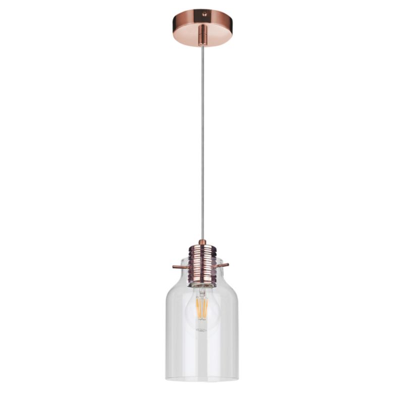 Lampa Wisząca SPOT Light 1xE27 Max.60W Nowoczesne Połączenie Miedzi z ...