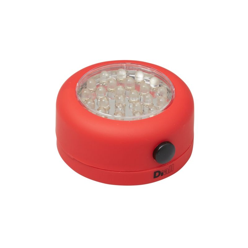 Lampka Diall 24 LED czerwona 60 lm 3 AAA | Majsterkowanie w Castoramie