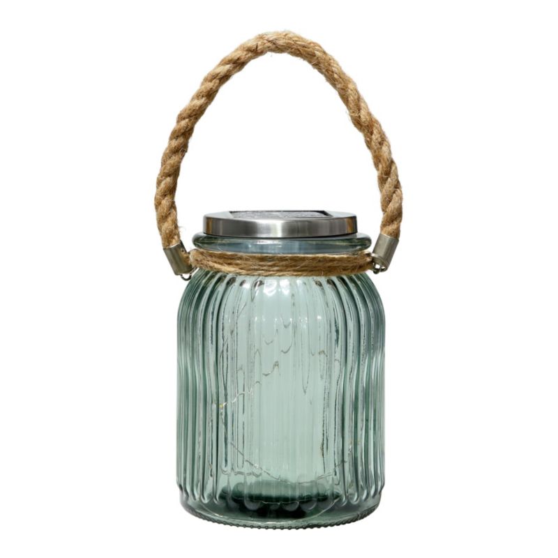 Lampka solarna słoik 2300 K zielona | Majsterkowanie w Castoramie