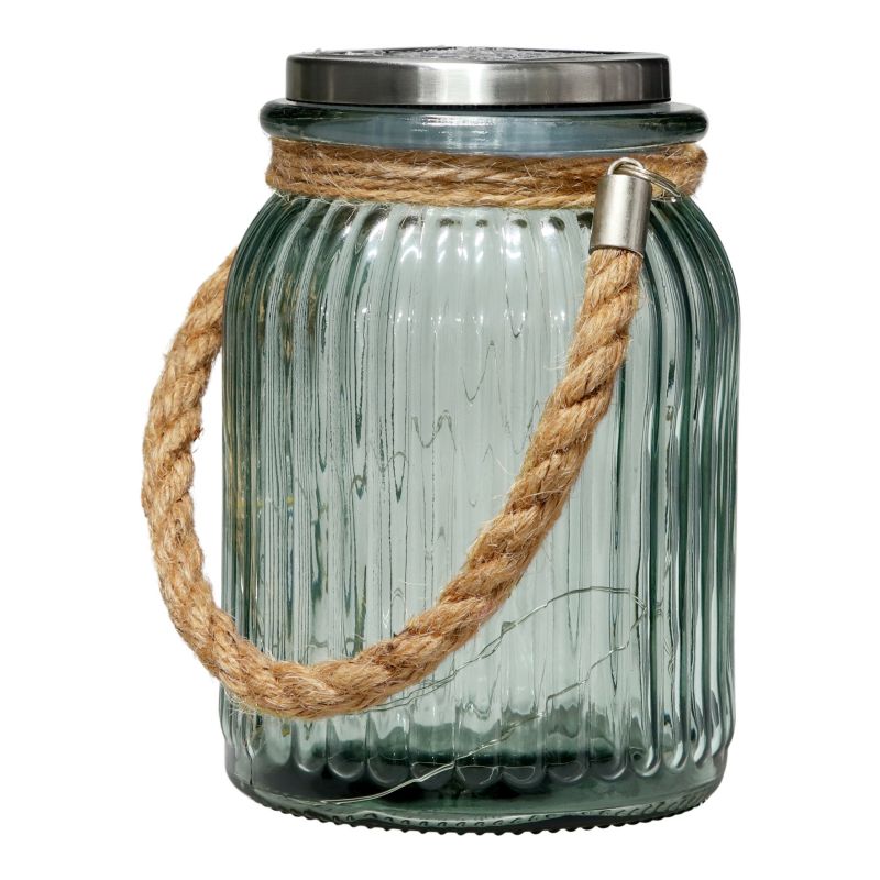 Lampka solarna słoik 2300 K zielona | Majsterkowanie w Castoramie