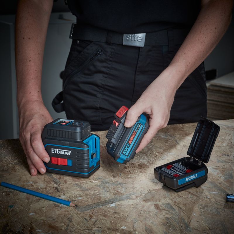 Laser krzyżowy Erbauer 360° 20 m