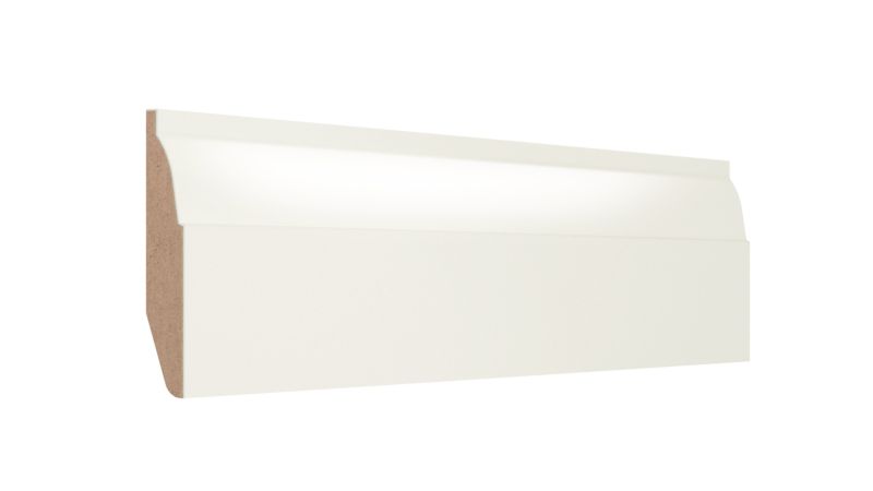 Listwa MDF 14 x 94 x 2400 mm dwustronna chamfered / ovolo biała ... Listwa MDF 14 x 94 x 2400 mm dwustronna chamfered / ovolo biała ...