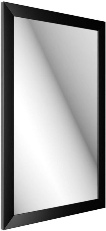 Lustro Lahti 47 x 72 cm w ramie czarne | Majsterkowanie w Castoramie