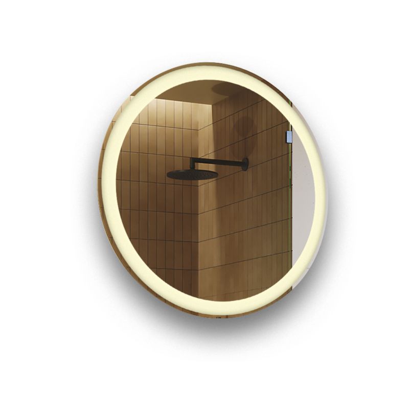 Lustro okrągłe LED Artforma 60 cm podświetlane łazienkowe średnica ...