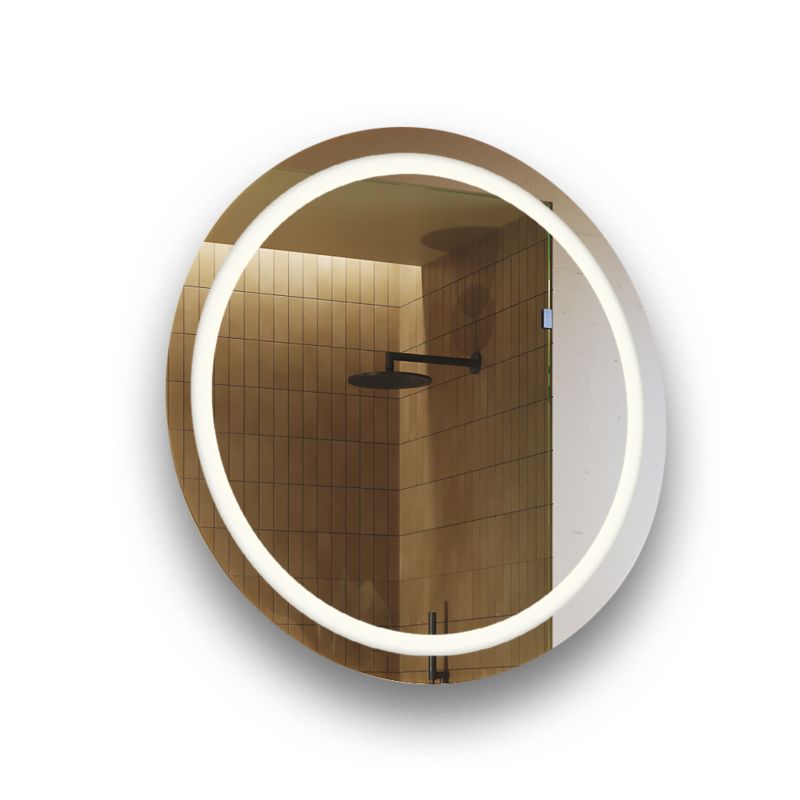 Lustro okrągłe LED Artforma 80 cm Lustro łazienkowe Barwa Neutralna 1 ...