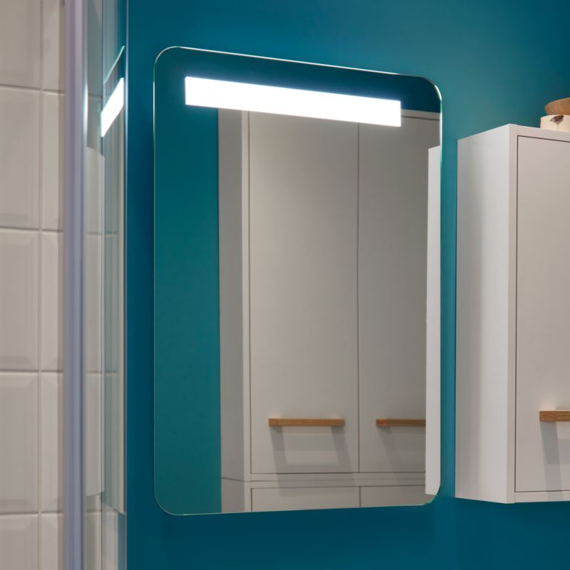 Lustro prostokątne Cooke&Lewis Colwell 70 x 50 cm z oświetleniem LED