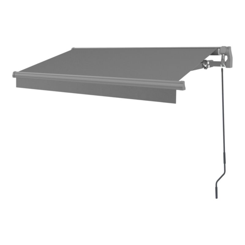 Markiza Klikstrom 4 x 3 m ręczna bez kasety szara | Majsterkowanie w ...