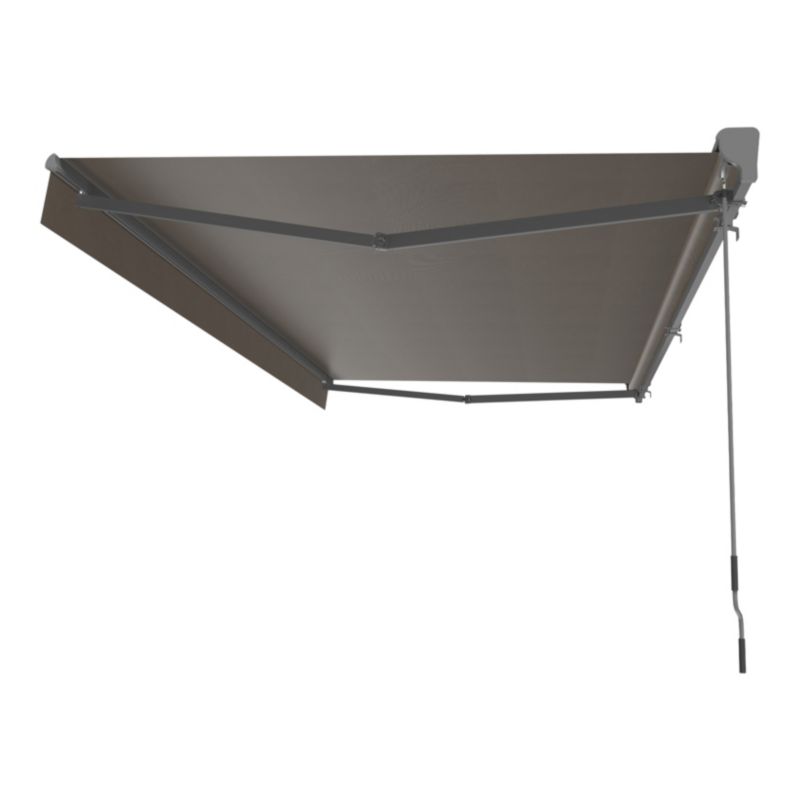 Markiza Klikstrom 4 x 3 m ręczna z półkasetą szara | Majsterkowanie w ...