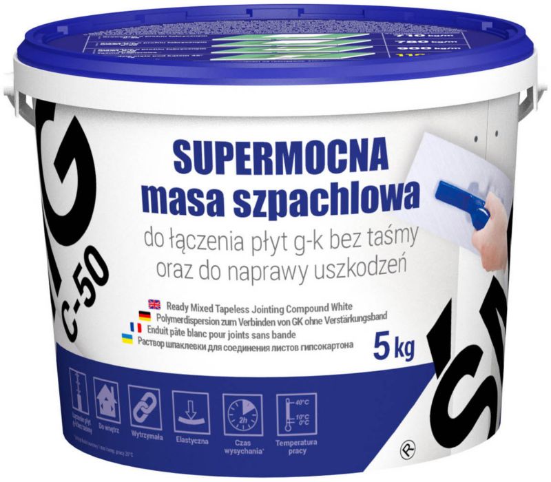 Masa szpachlowa Śmig C-50 5 kg | Majsterkowanie w Castoramie